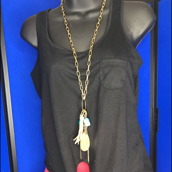 Rebellious One | Tops | Rebellious One Juniors Black Tie Front Tank Top ...